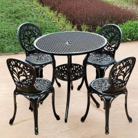 China Cast Iron Table And Chairs The Perfect Combination of Functionality and Aesthetics for Your Outdoor Space for sale