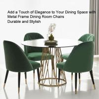 China Add a Touch of Elegance to Your Dining Space with Metal Frame Dining Room Chairs Durable and Stylish for sale