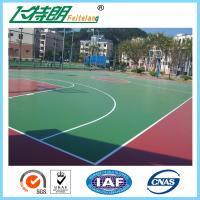 China Silicon PU Sports Flooring Polyurethane Paint for Outdoor Basketball Court 2mm for sale