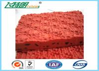 China Full PU Glue Rubber Running Track 13mm SBR EPDM Particle Mixture for Stadium School Playground for sale