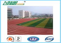 China Full PU Glue Rubber Running Track 13mm SBR EPDM Particle Mixture for Stadium School Playground for sale