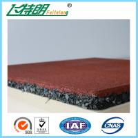 China Recycled Rubber Playground Mats 50x50x3 cm EN1177 Safety Flooring for Kindergarten Park for sale