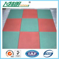 China Recycled Rubber Playground Mats 50x50x3 cm EN1177 Safety Flooring for Kindergarten Park for sale