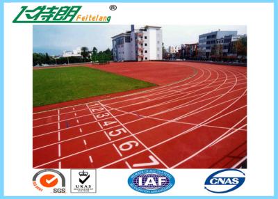 China Weather Resistant Sandwich System Running Track Flooring 13mm PU Rubber Surface for School for sale
