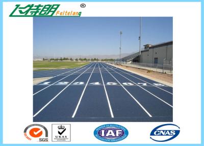 China Prefabricated Running Track Sports Flooring IAAF Certified 13mm Thickness for sale