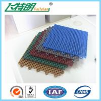 China Polypropylene Interlocking Sports Flooring 2500N Load Capacity UV Resistant 10 Year Warranty for sale