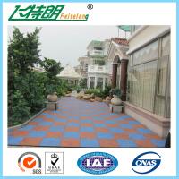 China Eco Friendly Anti Slip Rubber Gym Mats 50x50mm Colored Rubber Flooring Tiles 2mm 3mm for sale