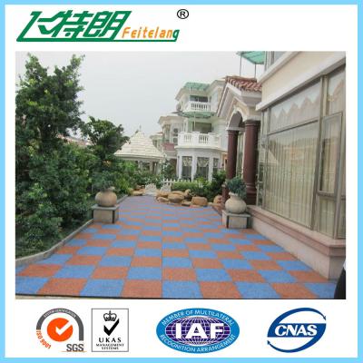 China Eco Friendly Anti Slip Rubber Gym Mats 50x50mm Colored Rubber Flooring Tiles 2mm 3mm for sale