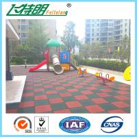 China Eco Friendly Anti Slip Rubber Gym Mats 50x50mm Colored Rubber Flooring Tiles 2mm 3mm for sale
