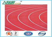 China Polyurethane Running Track Synthetic Athletic Flooring Outdoor Sport 50 Hardness 0.9MPa Tensile for sale