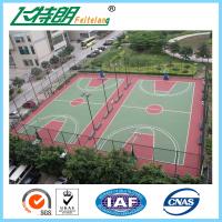 China Acrylic Acid Sport Court Surface for Outdoor Indoor Basketball Courts 2mm Thickness for sale