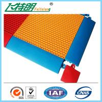 China Synthetic Badminton Court Flooring Anti Skid Rubber Playground Mats 2500N Load for sale