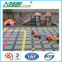 China PP Interlocking Rubber Floor Tiles 2500N Load Basketball Court Flooring 10 Year Life for sale