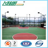China Silicone PU Sports Flooring for Volleyball Tennis Court 5mm Thickness for sale