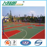 China Silicone PU Sports Flooring for Volleyball Tennis Court 5mm Thickness for sale