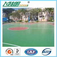 China Dustproof Acrylic Paint Outdoor Sports Flooring Blue ISO Fadeless 4 Layer for sale