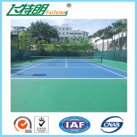China Acrylic Sport Court Flooring Anti Slip Coating 4 Layer Rubber Sports Surface for sale