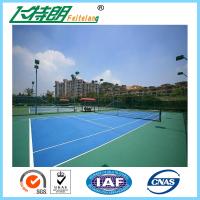 China Feitelang 4mm Silicon PU Sports Flooring for Badminton Court Polyurethane Surface for sale
