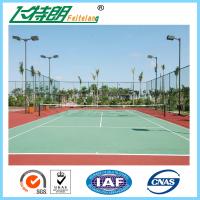 China Feitelang 4mm Silicon PU Sports Flooring for Badminton Court Polyurethane Surface for sale
