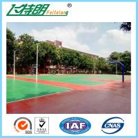 China Feitelang 3mm Acrylic Acid Sport Court Flooring All Weather Corrosion Resistant for sale