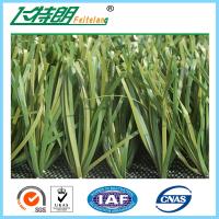 China Outdoor Football Field Artificial Turf Grass 50mm Pile Height 3/8 Inch Gauge PE PP Backing for sale
