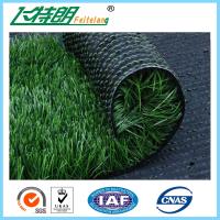 China Outdoor Football Field Artificial Turf Grass 50mm Pile Height 3/8 Inch Gauge PE PP Backing for sale
