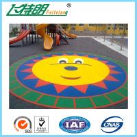 China Red Green Yellow EPDM SBR Rubber Gym Mats 1-3mm Durable Sports Flooring for sale