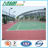 China SGS Certified Acrylic Acid Sports Court Flooring 4 Layer Non Toxic Water Solubility for sale