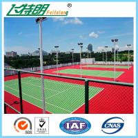 China SGS Certified Acrylic Acid Sports Court Flooring 4 Layer Non Toxic Water Solubility for sale