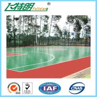 China ISO Acrylic Sports Flooring Recycled Material 4 Layer Slip Resistant Surface for sale
