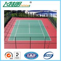 China PU Sports Court Flooring Synthetic Surface for Tennis Basketball Badminton Indoor Outdoor 13mm for sale