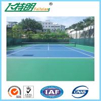 China PU Sports Court Flooring Synthetic Surface for Tennis Basketball Badminton Indoor Outdoor 13mm for sale