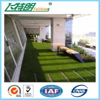 China Green Garden Artificial Grass Turf 67200 Stitches per Sqm 10-70mm Pile Height UV Resistant for sale