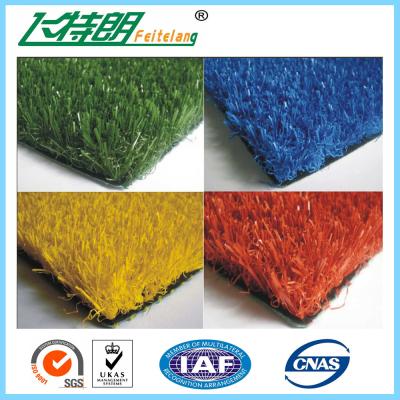 China PP Kindergarten Artificial Grass Roll 25m x 2m V Shape PE 8-10 Years Warranty for sale