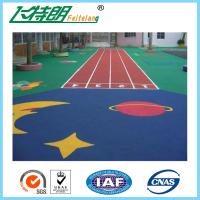 China Custom Colored EPDM Rubber Sports Flooring 1.3mm Vertical Deformation UV Resistant for sale