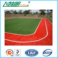 China Outdoor Sports Jogging Track Material Rubber Tracks Self-knot Pattern 13mm Thickness IAAF SGS for sale