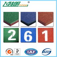 China Blue Self-Knot Pattern Rubber Athletic Track Surface 13mm Thickness 10 Year Service Life for sale