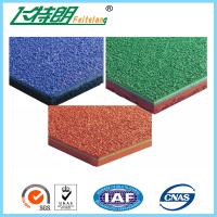 China Blue Self-Knot Pattern Rubber Athletic Track Surface 13mm Thickness 10 Year Service Life for sale