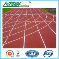 China Durable Ventilate Synthetic Rubber Flooring Red / Blue / Green Or Customized for sale
