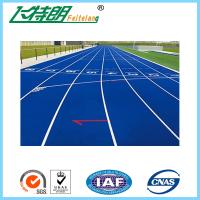 China Durable Ventilate Synthetic Rubber Flooring Red / Blue / Green Or Customized for sale