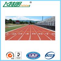 China Durable Ventilate Synthetic Rubber Flooring Red / Blue / Green Or Customized for sale