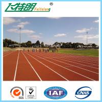 China UV - Resistance Breathable Rubber Athletic Track / Jogging Track Material for sale
