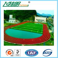 China 13mm All Weather Rubber Running Track Surface EPDM SBR Sandwich System for sale