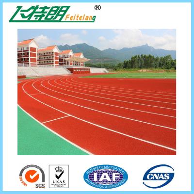 China 13mm Ventilated Recycled Rubber Running Track Flooring Eco Friendly Permeable Athletic Track for sale