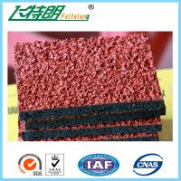 China 13mm Ventilated Recycled Rubber Running Track Flooring Eco Friendly Permeable Athletic Track for sale