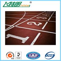 China PU Glue Mix SBR Rubber Particle Running Track 13mm Outdoor Playground Flooring for sale