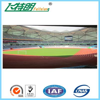 China Ventilated Outdoor Running Rubber Track 13mm EPDM SBR for School Stadium for sale
