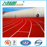 China Durable Full PU Mixed Athletic Running Track 13mm Permeable Playground Surfacing All Weather for sale