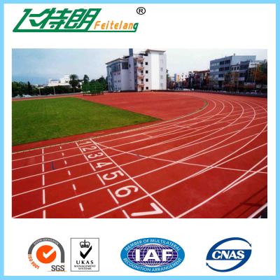 China Full PU Mixed Running Track Flooring 13mm Thickness for Gym Playground Indoor Recycled Rubber Floor for sale