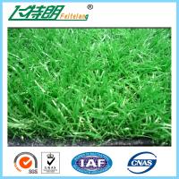 China Monofilament Artificial Grass 3/8 Inch Gauge High Density UV Resistant Synthetic Turf for Landscaping for sale